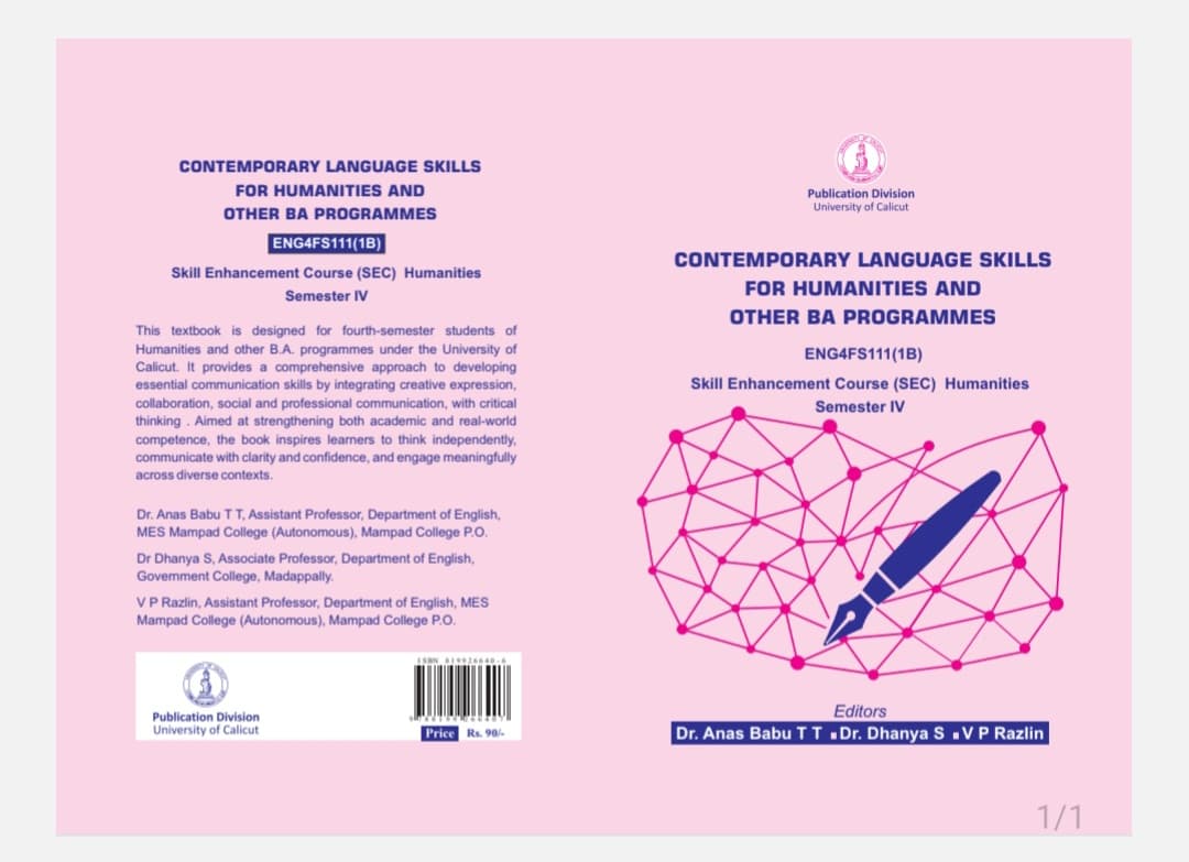 Contemporary Language Skills For Humanities And Other BA Semester 4 ...